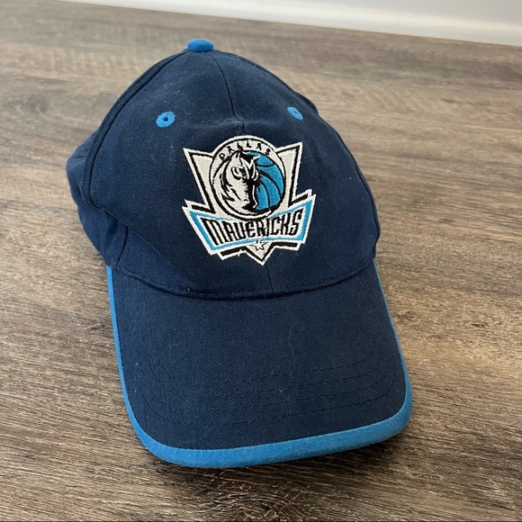 NBA | Accessories | Dallas Mavericks Blue Navy Basic Adjustable Hat Cap ...